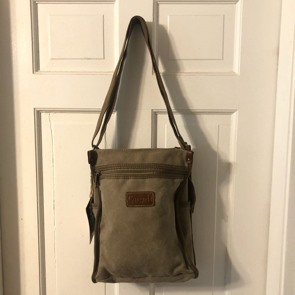 cargoit | Bags | Cargoit Beige Brown Crossbody Bag | Poshmark